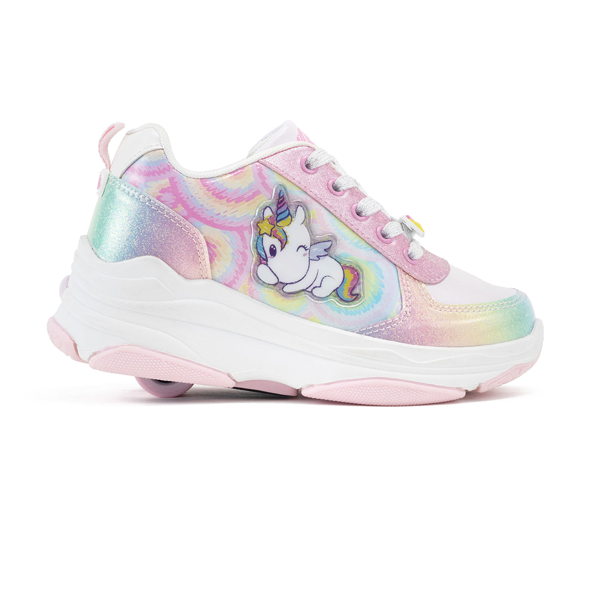 Tenis Patín Onix Style Magic Rainbow Rosa Para Ñiña | Wocoro
